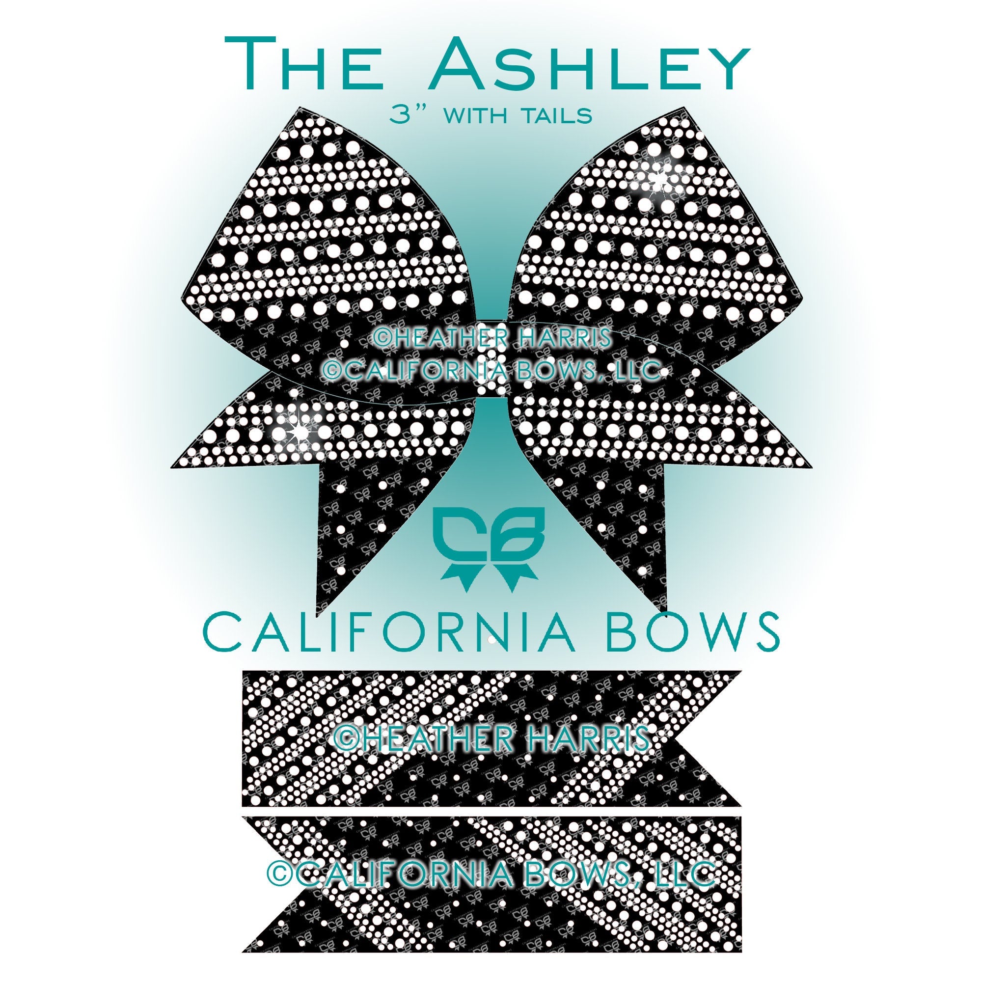 Ashley 3" Bow Rhinestone Template Download – CALIFORNIA BOWS