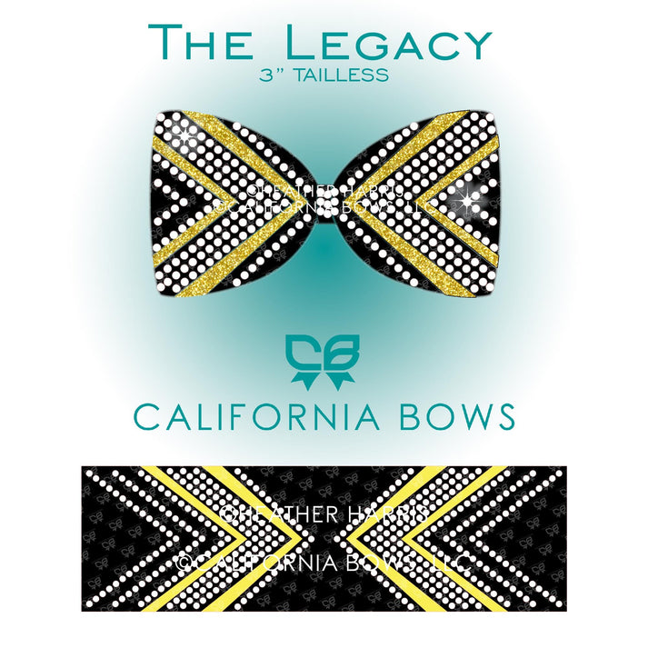 Legacy 3" Tailless Bow Rhinestone Vinyl Template Download – CALIFORNIA BOWS