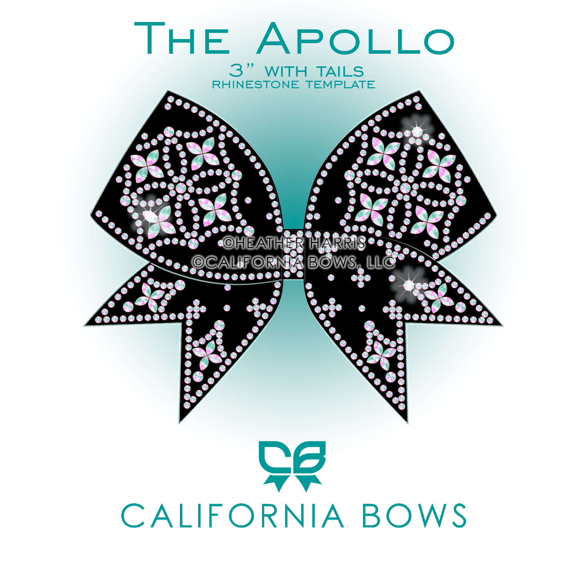Apollo 3" Bow Rhinestone Template Download – CALIFORNIA BOWS