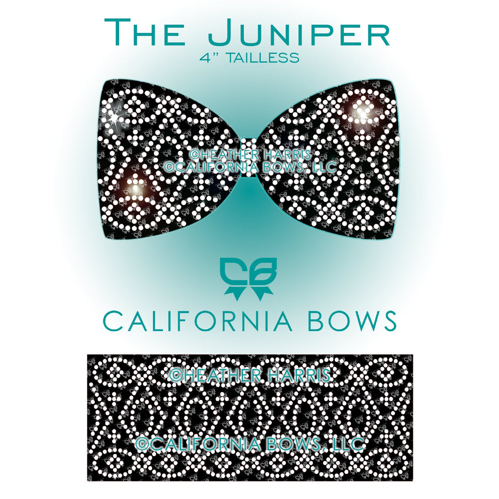 Juniper 4" Cheer Bow Rhinestone Tailless Template Download – My Store